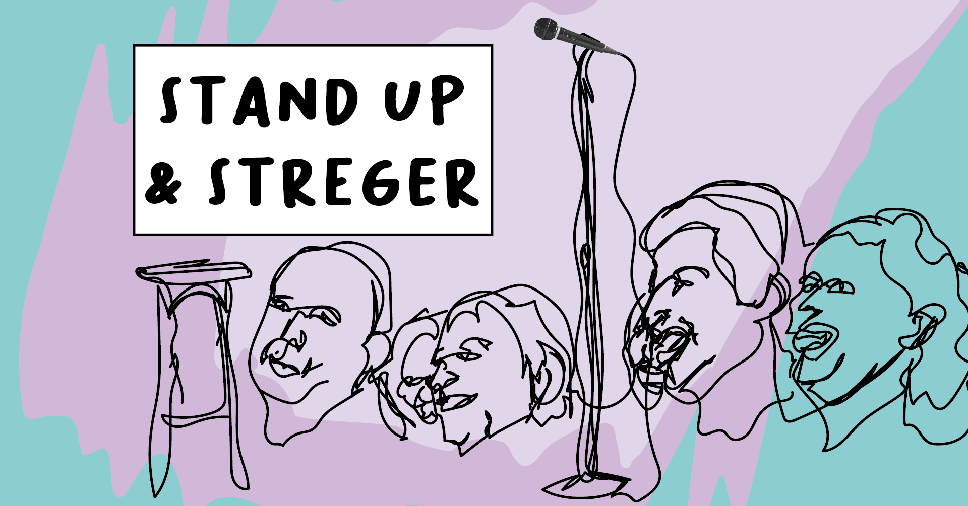 stand up og streger